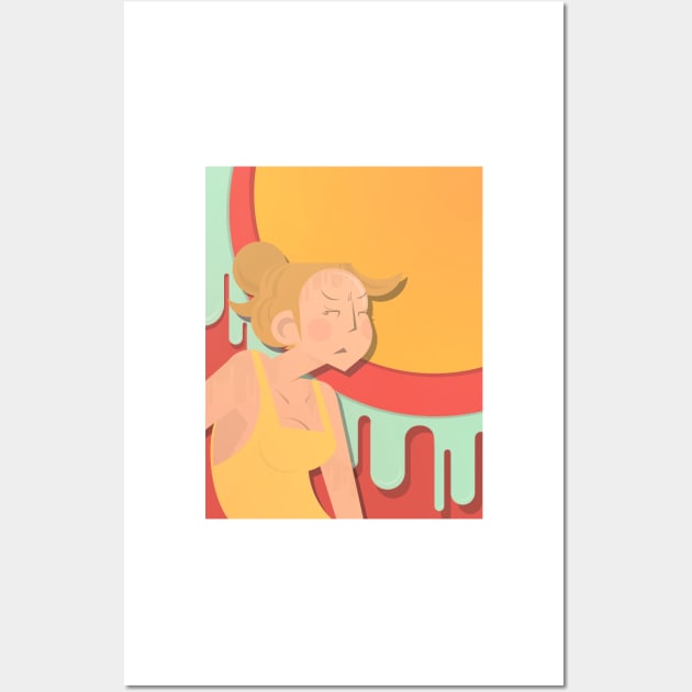 Hot Summer Day Graphic Design Posters And Art Prints Teepublic